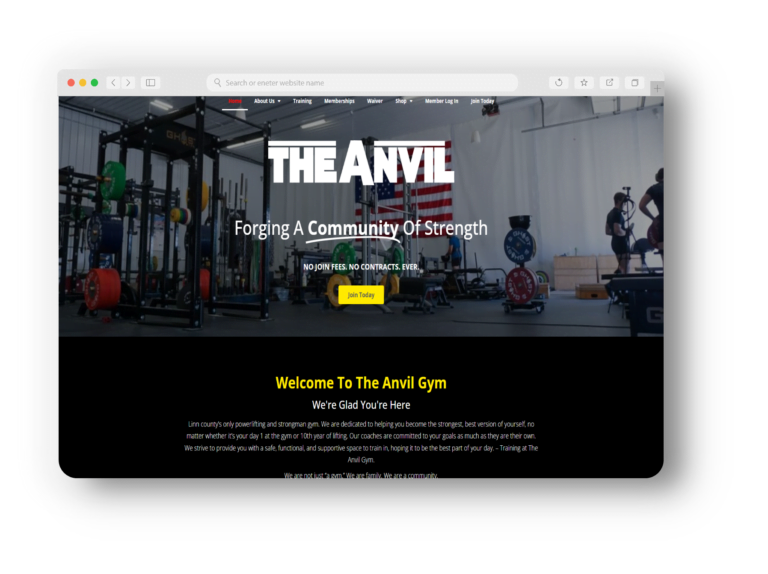 Gym Website Templates by RhinoFit | Website Design & Templates
