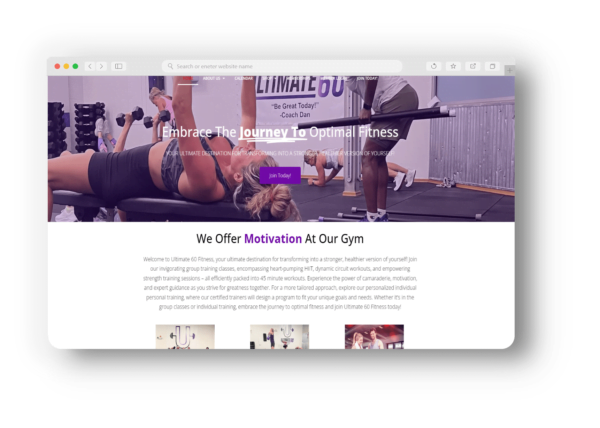 Gym Website Templates by RhinoFit | Website Design & Templates
